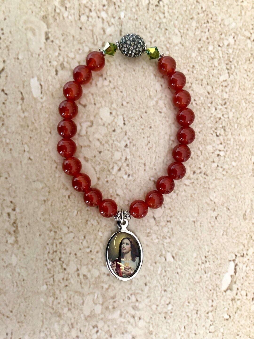 Jesus Bracelet Holy Face of Jesus Bracelet Christian Gift Religious ...