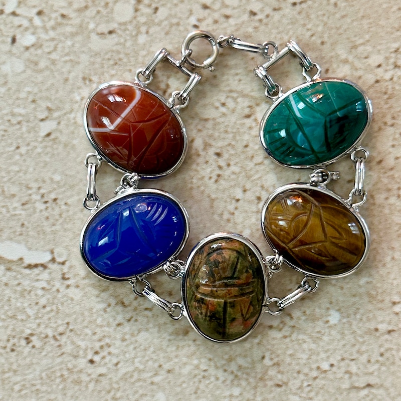 Scarab Bracelet - Etsy
