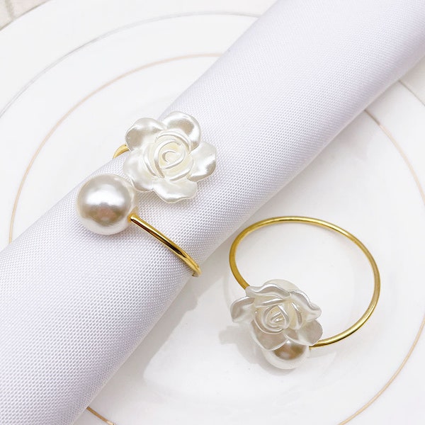Rose Napkin Rings - Etsy