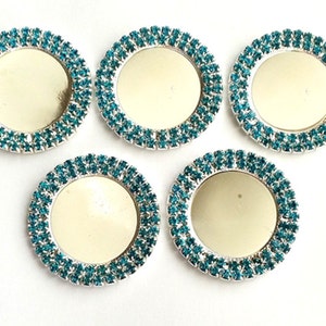 Free Shipping Metal Button Cap 25MM Inner Round Silver Setting Blank ...