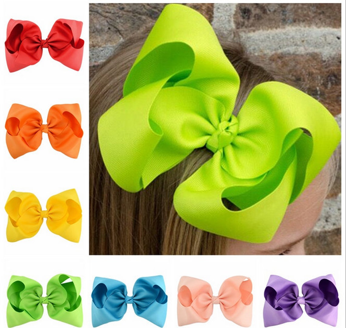15 Pcs 8 Inch Hair Bows for Girls Baby Girls Hair Bows Large - Etsy