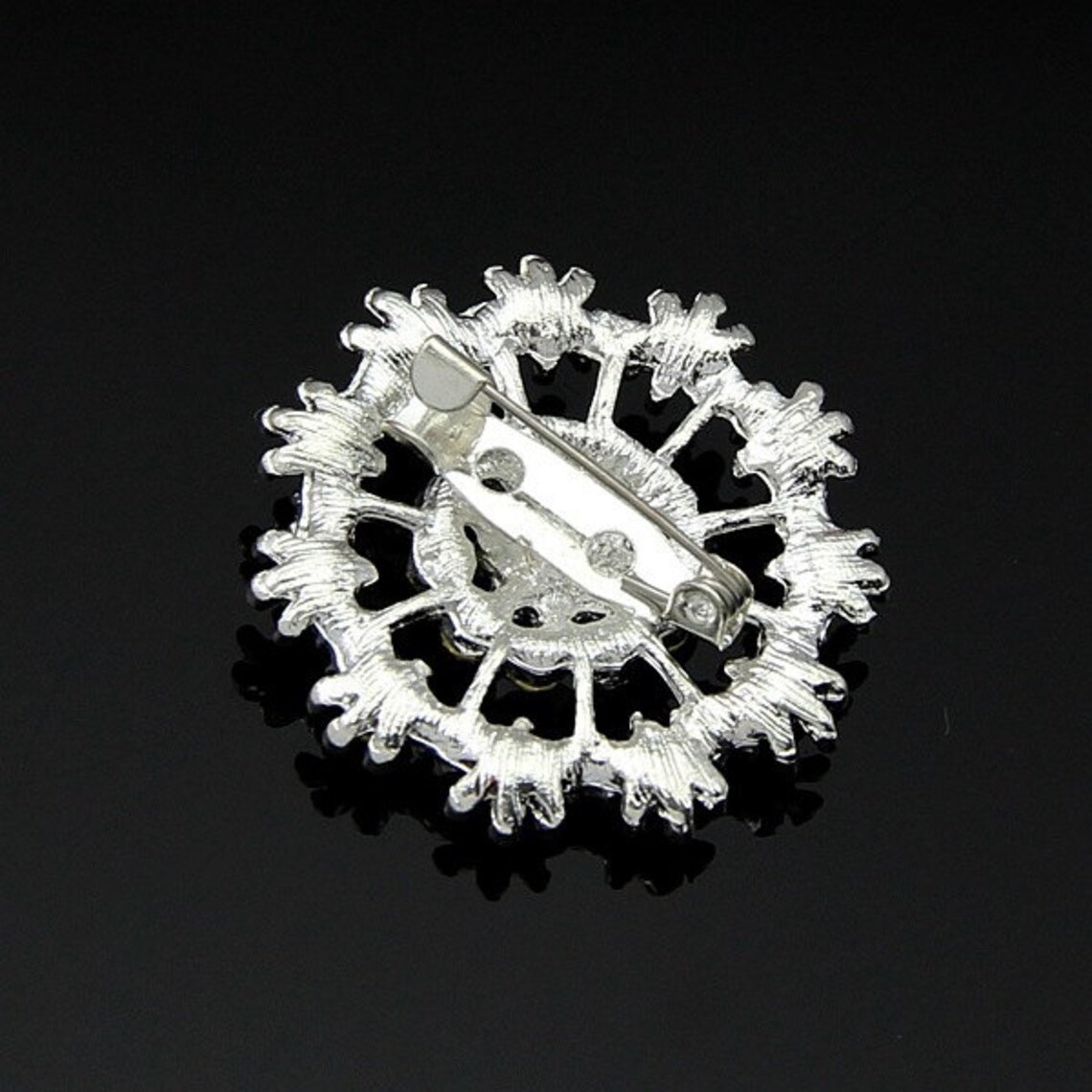 24PCS Crystal Rhinestone Brooch Pins Wedding Favor Brooch Gift - Etsy