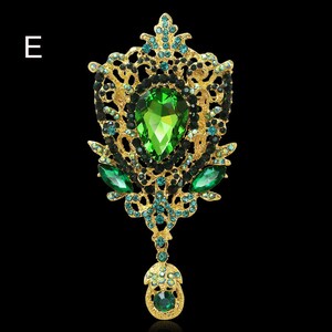 Dangling Rhinestone Embellishment Brooch Swinging Drop - Etsy