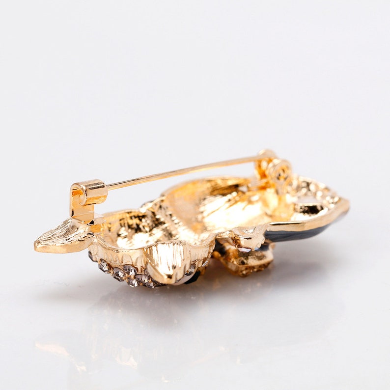 Beautiful Enamel Cat Brooch Animal Fashion Jewelry for - Etsy