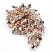 Extra Large Rhinestone Glass Brooch,choice of 6 Colors,embellishment ...