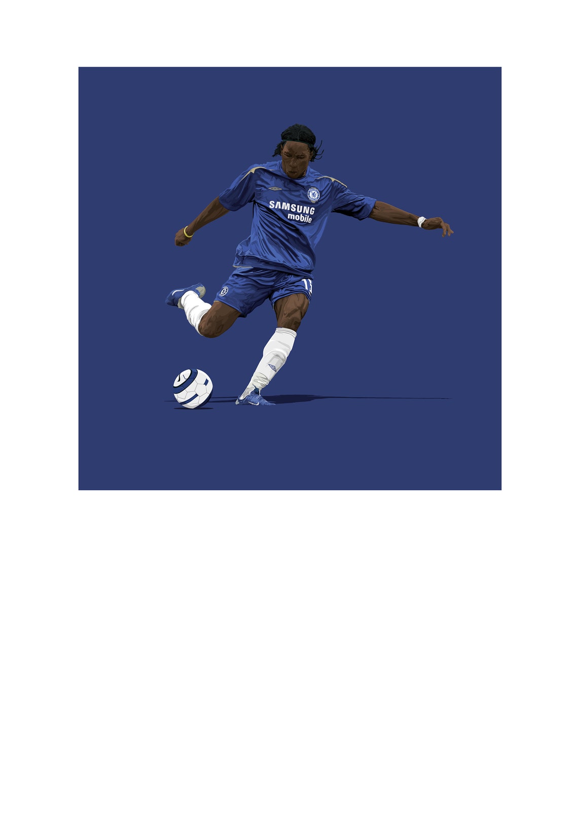 Didier Drogba A3 Poster: 297mmx420mm Chelsea CFC London | Etsy