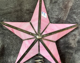 3D Stained Glass Christmas Tree Topper - Etsy
