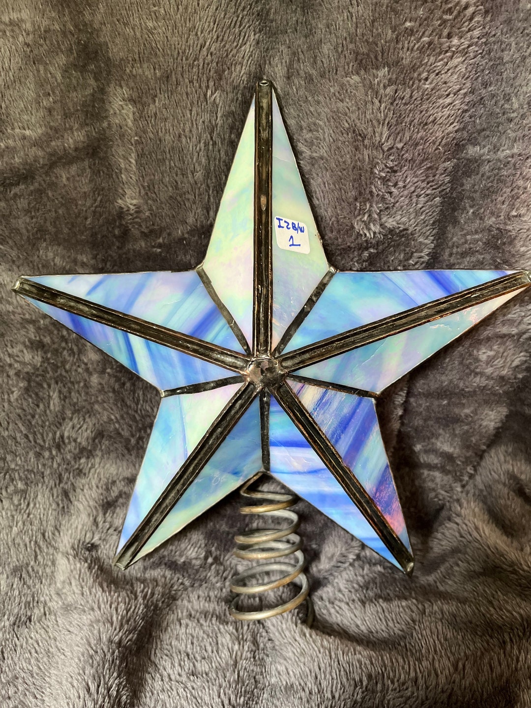 3D Stained Glass Christmas Tree Topper - Etsy