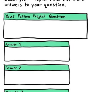 Elementary Independent Study Passion Project Genius Hour Inquiry ...