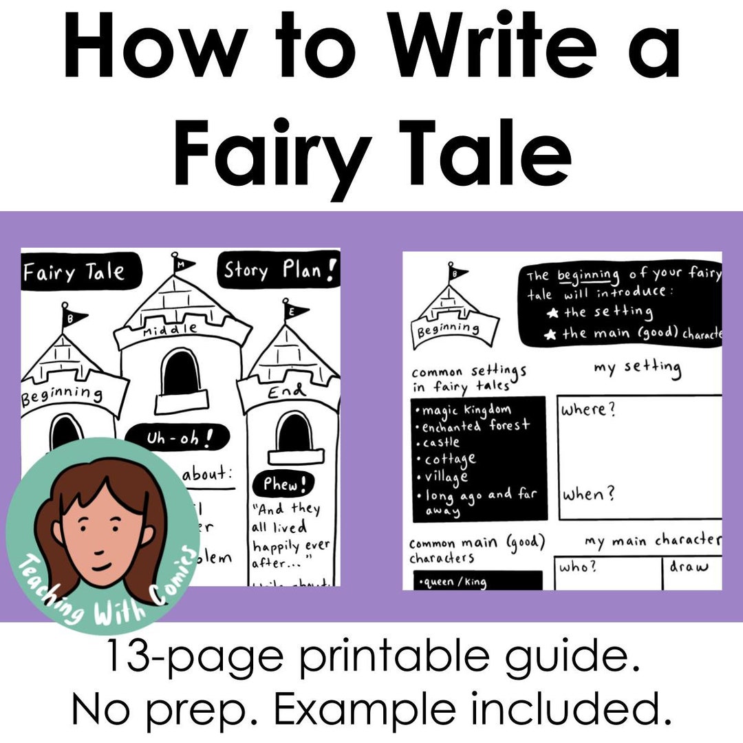 How to Write a Fairy Tale - Fairy Tale Writing Graphic Organizer - 13 ...