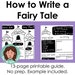 How to Write a Fairy Tale Fairy Tale Writing Graphic Organizer 13-page ...