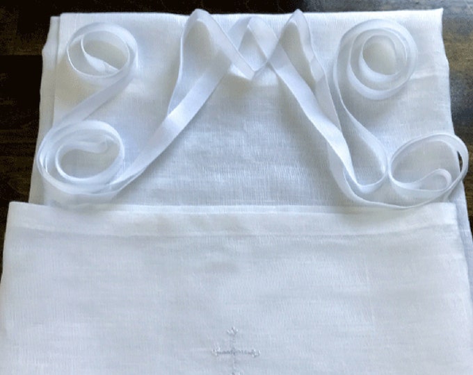 Clergy Amice, Linen Cotton, Custom Made Cool Comfort Collar Protection ...