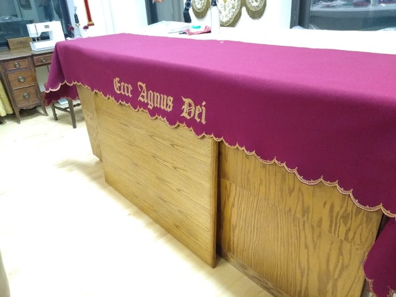 Custom Catholic Altar Cover Vesperale - Etsy