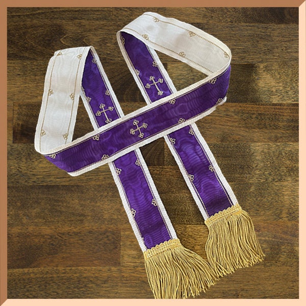 Purple Clergy Stole - Etsy