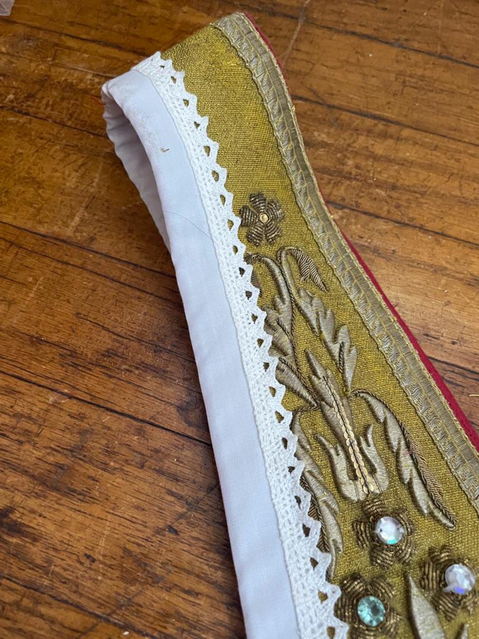 19th Century Exquisite Cloth of Gold Preaching Stole Gold-work ...