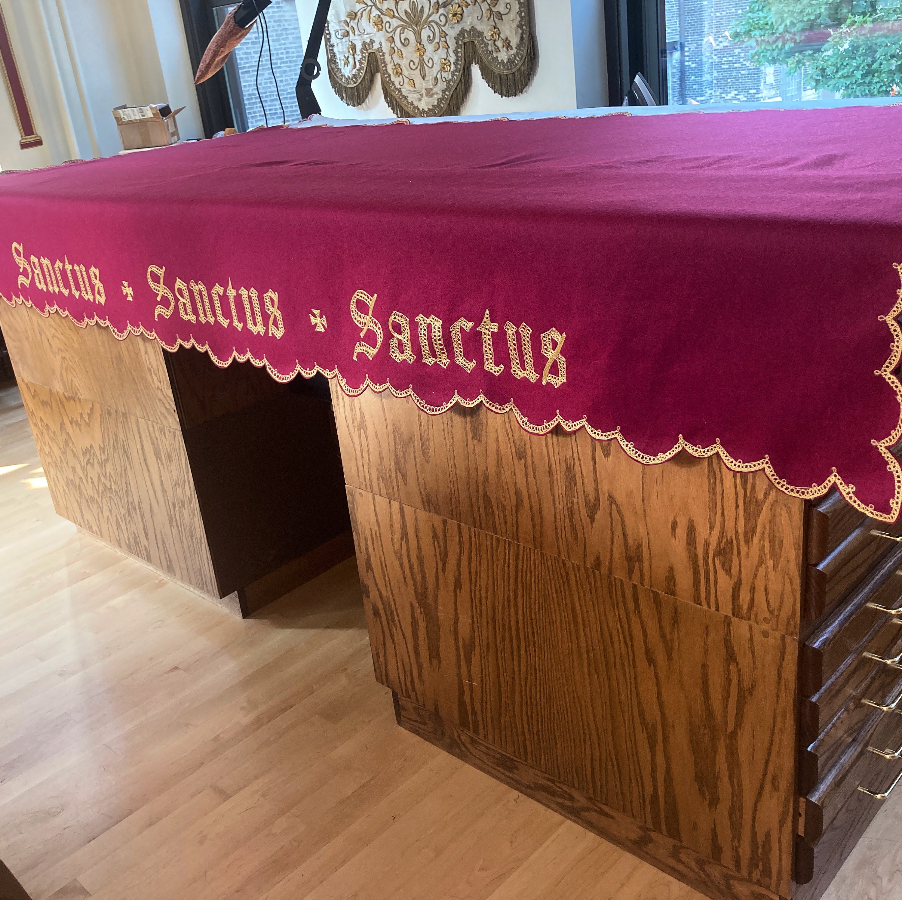 Custom Catholic Altar Cover - Vesperale - French Style or Italian Style ...