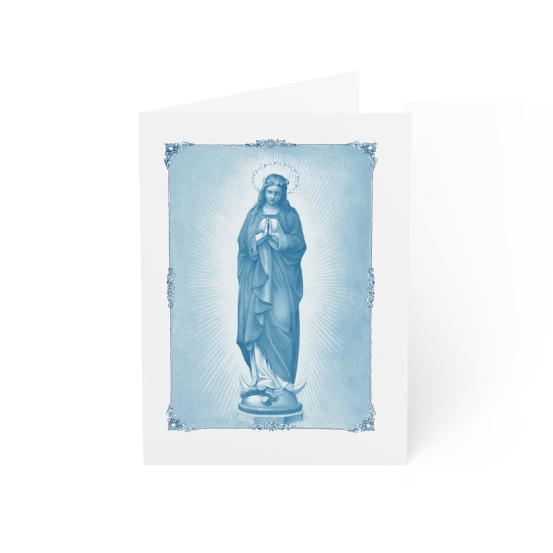 Immaculate Conception Note Cards - Etsy