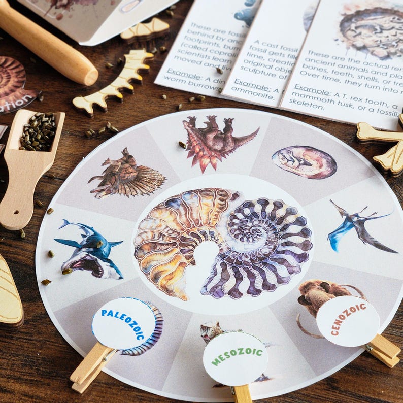 Paleontology Unit Study, Dinosaurs, Fossils, T-rex, Velociraptor ...