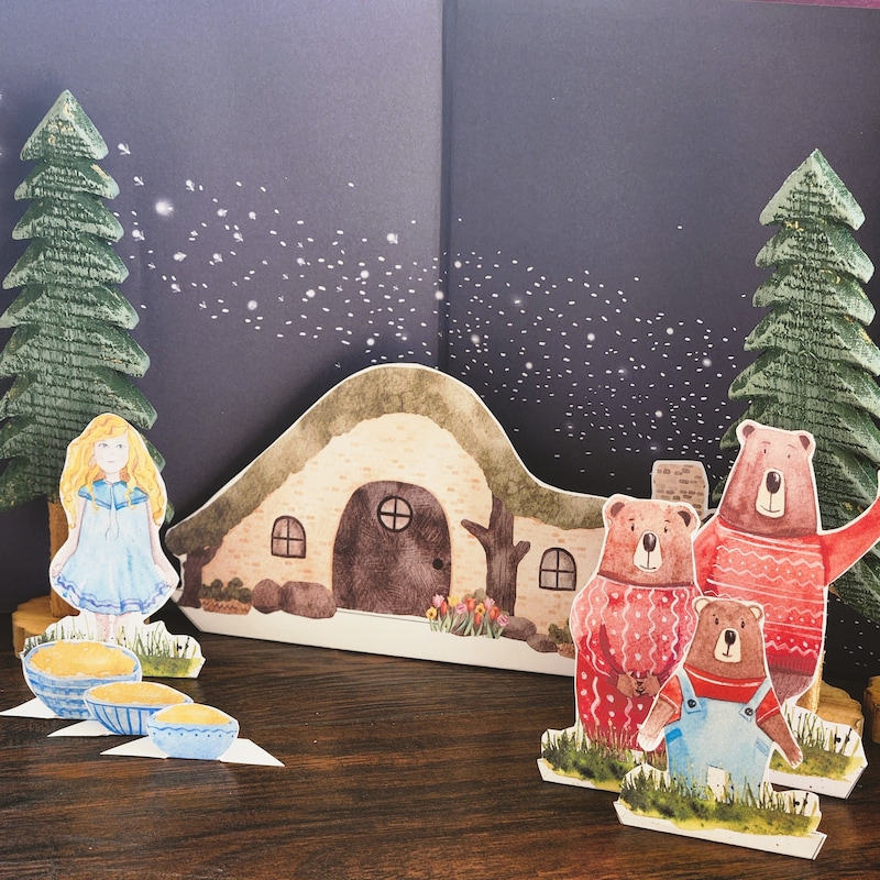 Goldilocks and Bears - Etsy