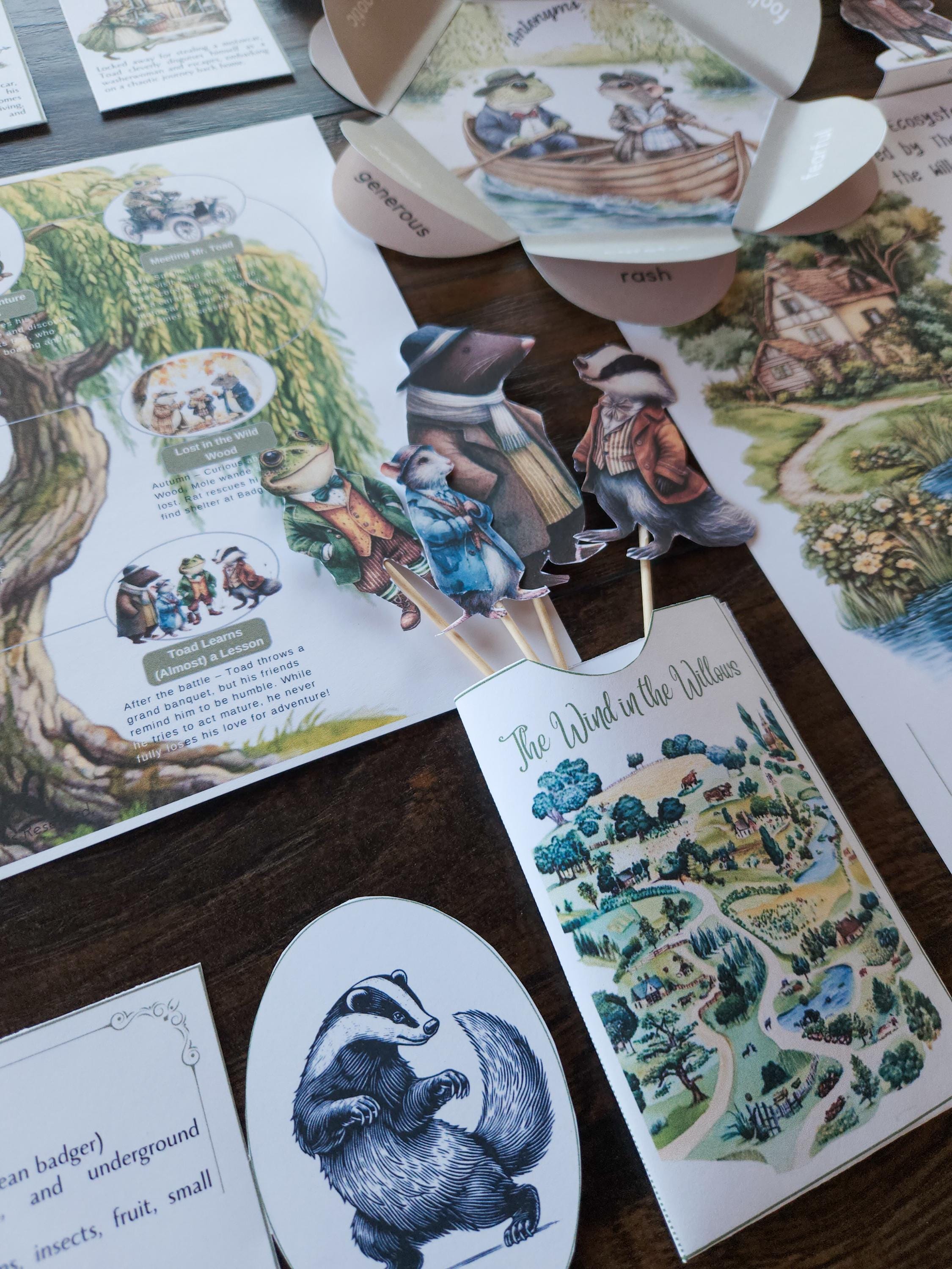 The Wind in the Willows Book Companion | Printable Unit Study ...