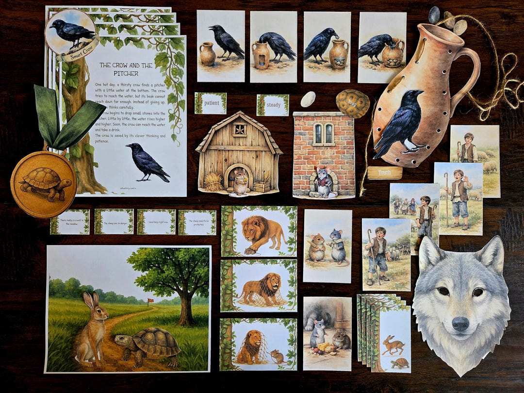 Aesop’s Fables Printable Unit Study | Literature, STEM & Moral Lessons ...