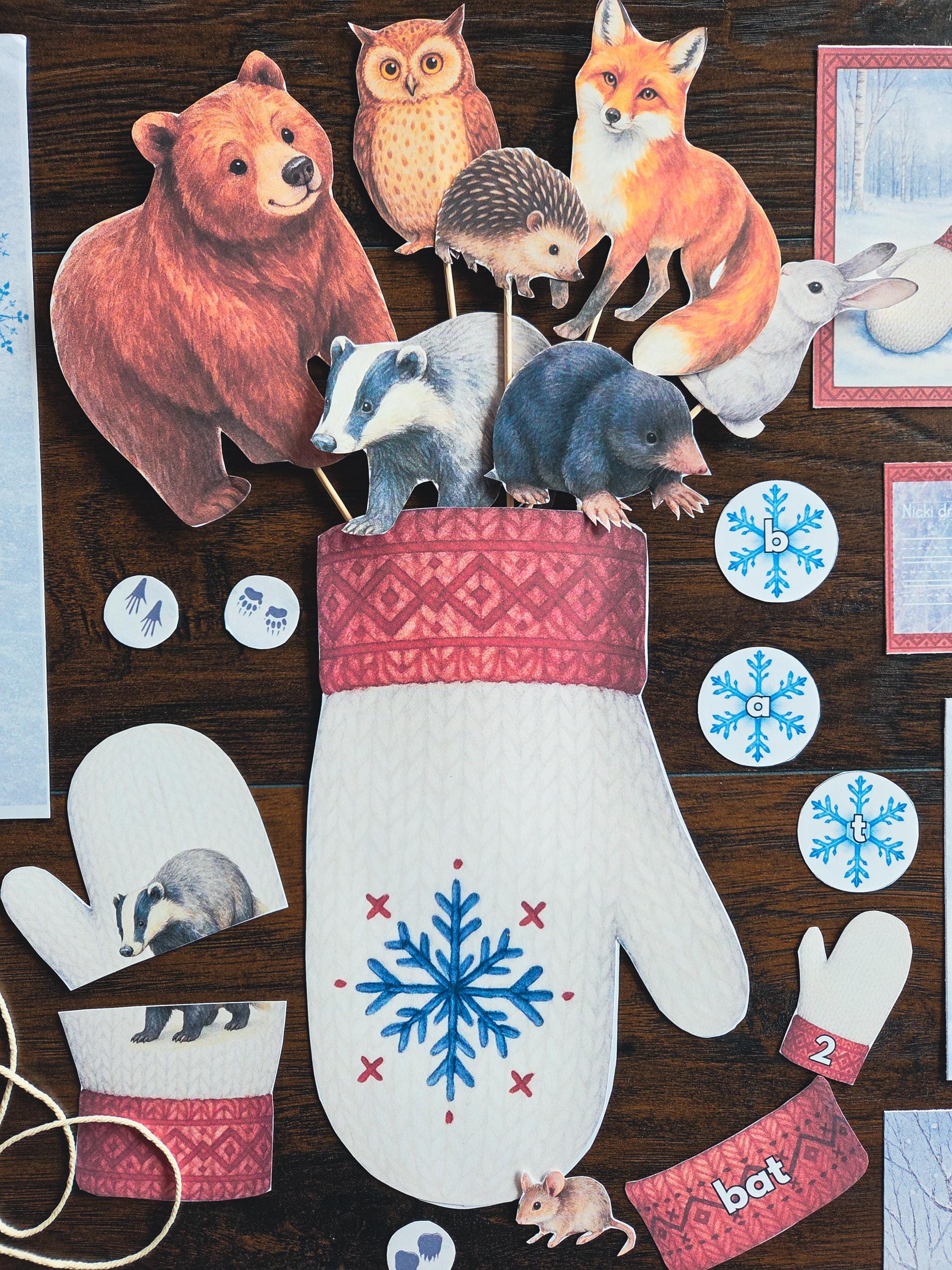 The Mitten Book Companion | Winter Story Activities, Printables ...