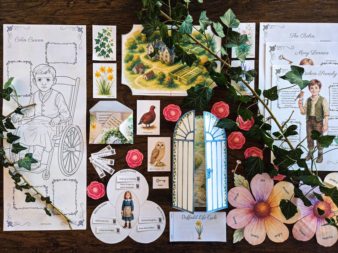 The Secret Garden Book Study | Multi-age Literature Unit | Nature ...