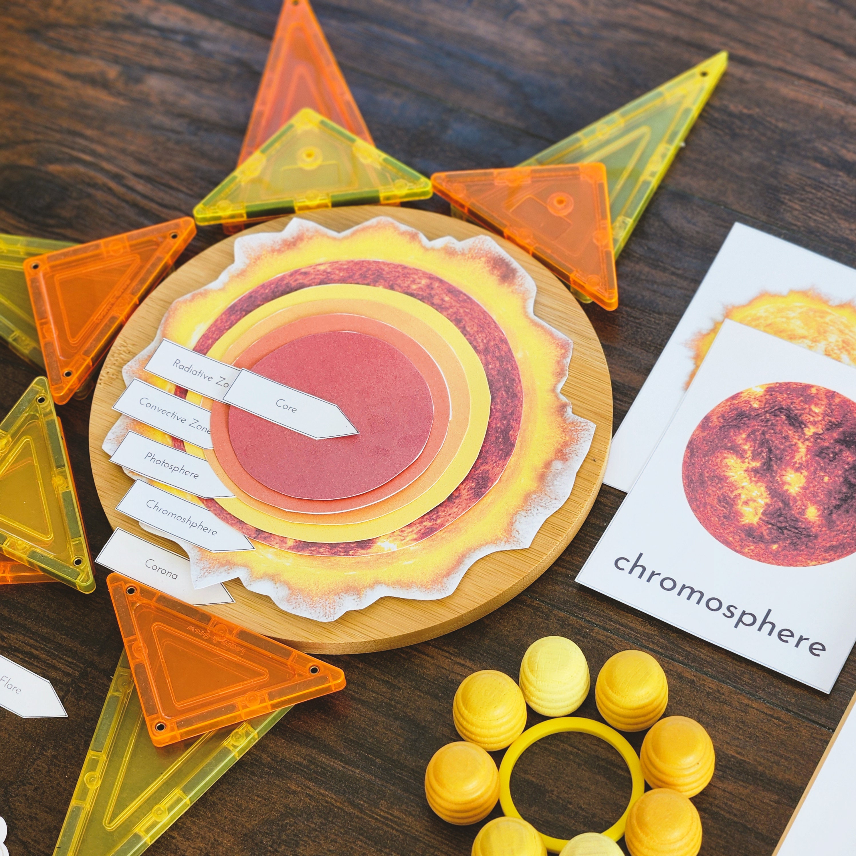 Layers of the Sun Printable Pack: Astronomy Homeschool Resource - Etsy