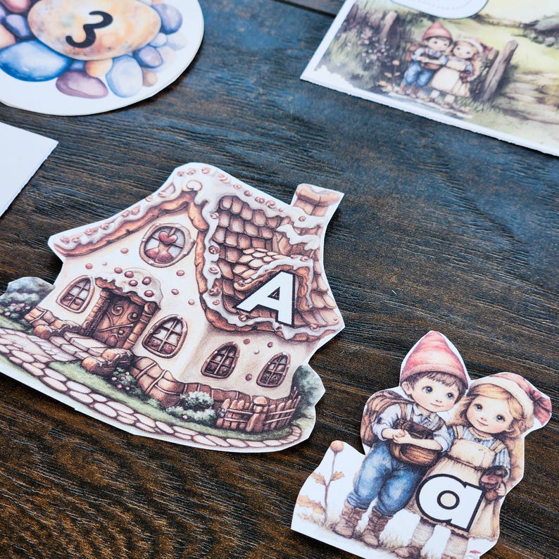 Hansel & Gretel Activity Pack: Finger Puppets, Gingerbread House ...