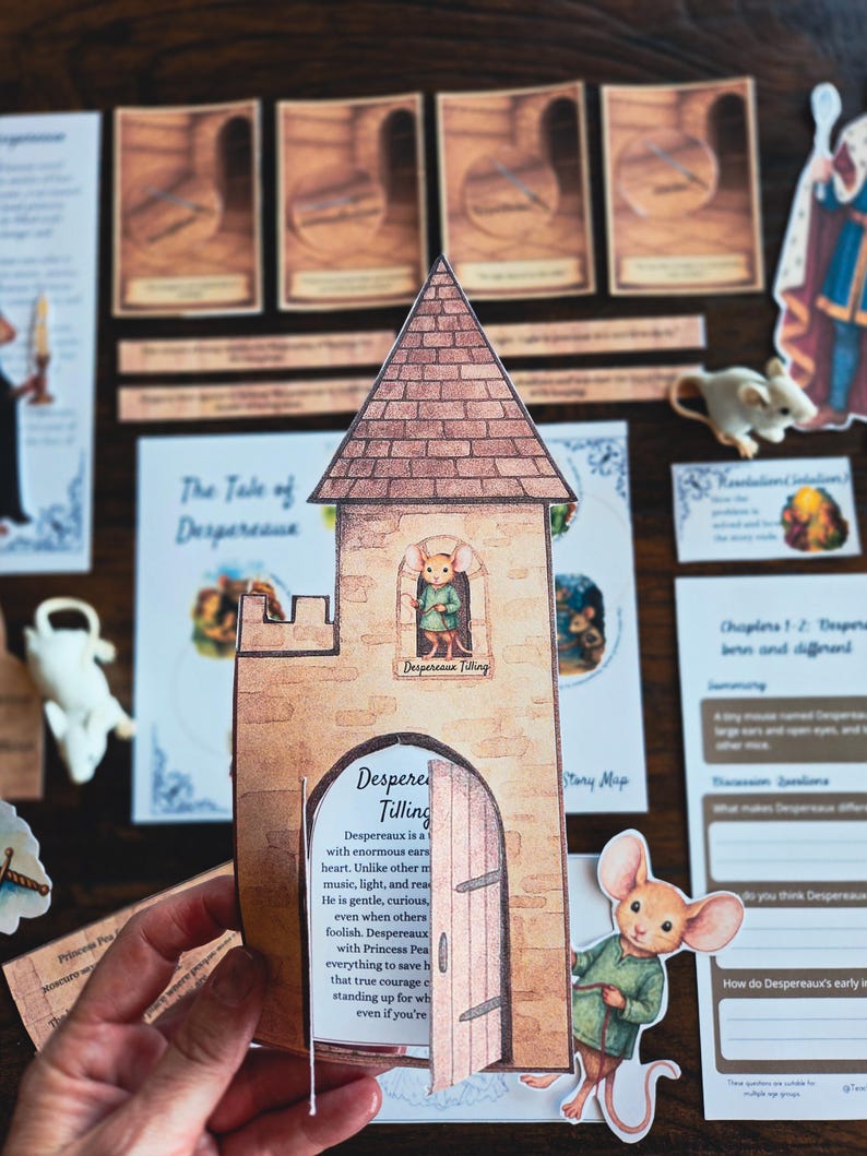 The Tale of Despereaux Book Study: Reading Comprehension Activities ...