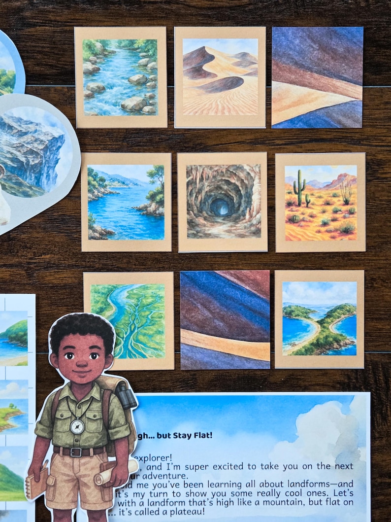 Landforms Activity Pack: Geography Learning for Kids (digital Download ...
