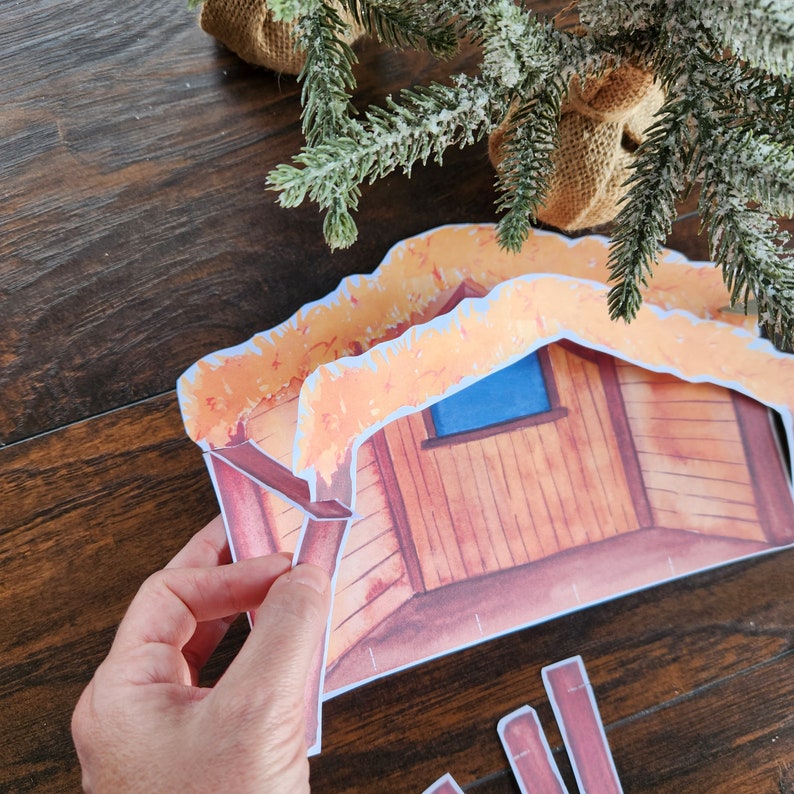 DIY Paper Nativity Scene: Christmas Craft Activity (digital Download ...