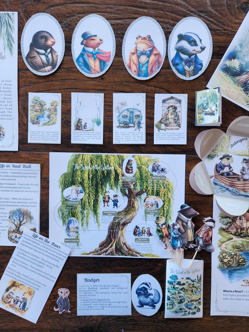 The Wind in the Willows Book Companion | Printable Unit Study ...