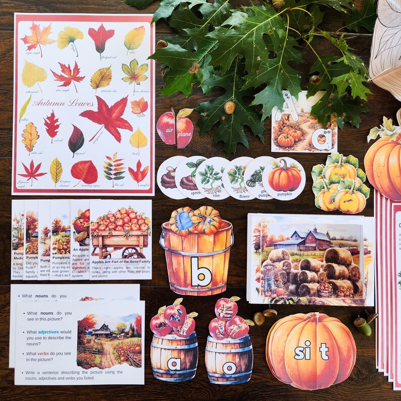 Autumn Adventures Printable Pack: Fall Homeschool Curriculum (160-page ...