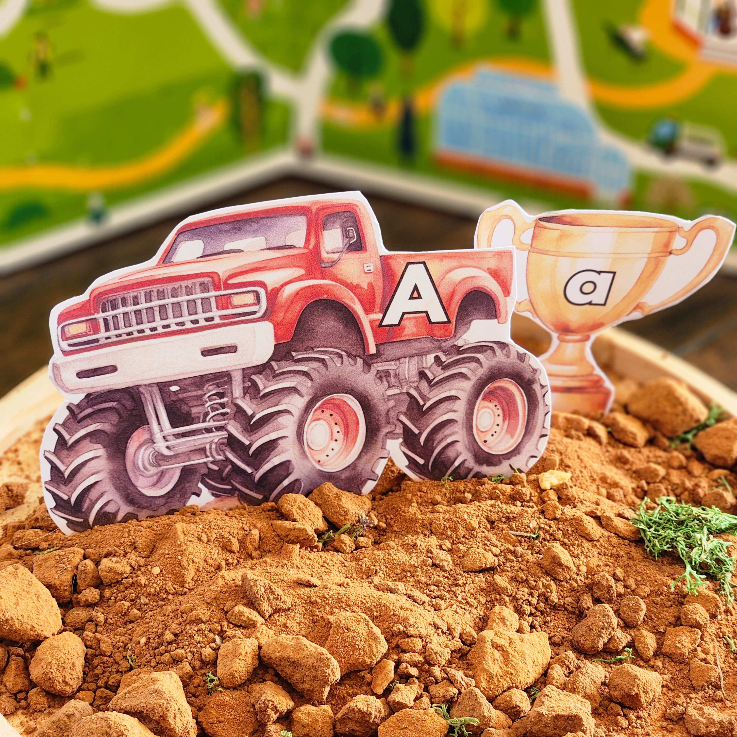 Monster Truck ABC Study Downloadable Prints Letters Montessori ...