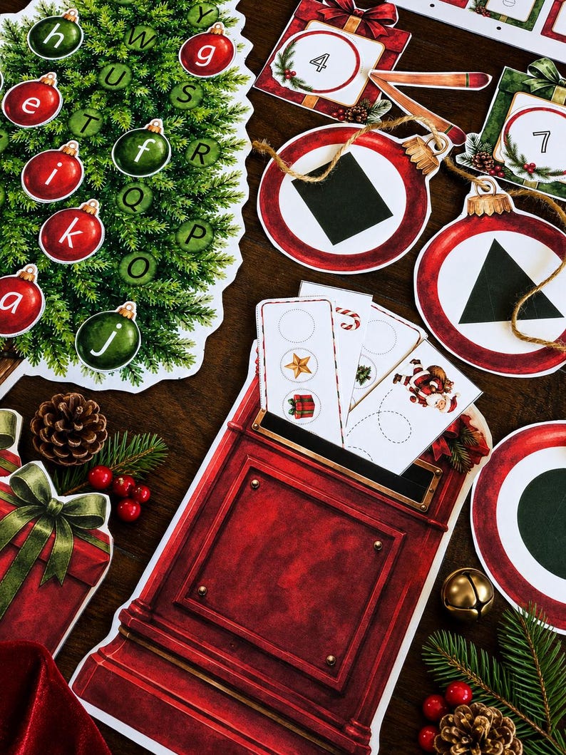 Christmas Preschool Activities | Pre-k Math & Literacy Learning Pack ...