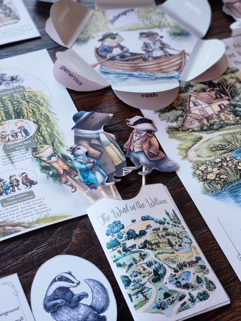 The Wind in the Willows Book Companion | Printable Unit Study ...