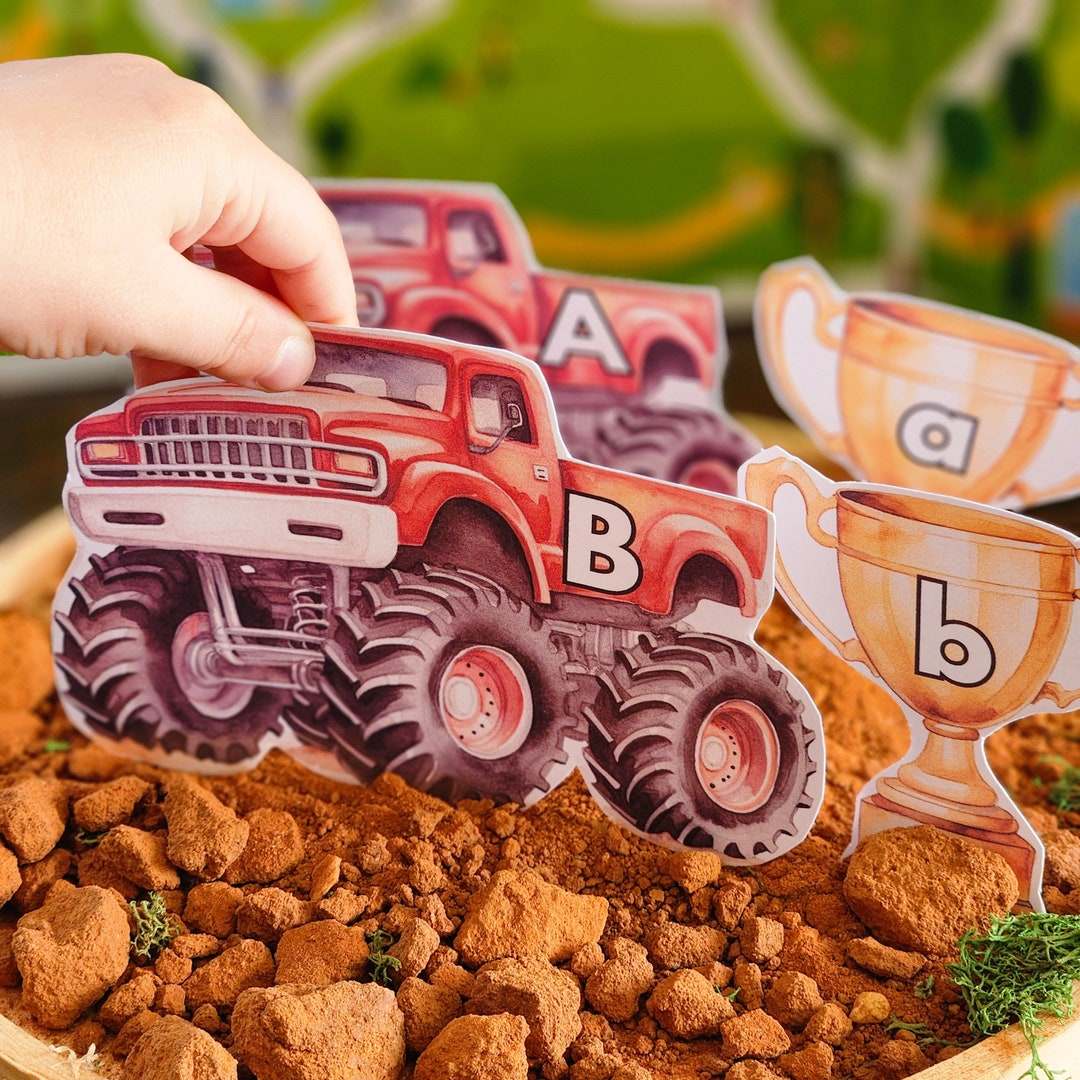 Monster Truck ABC Study Downloadable Prints Letters Montessori ...