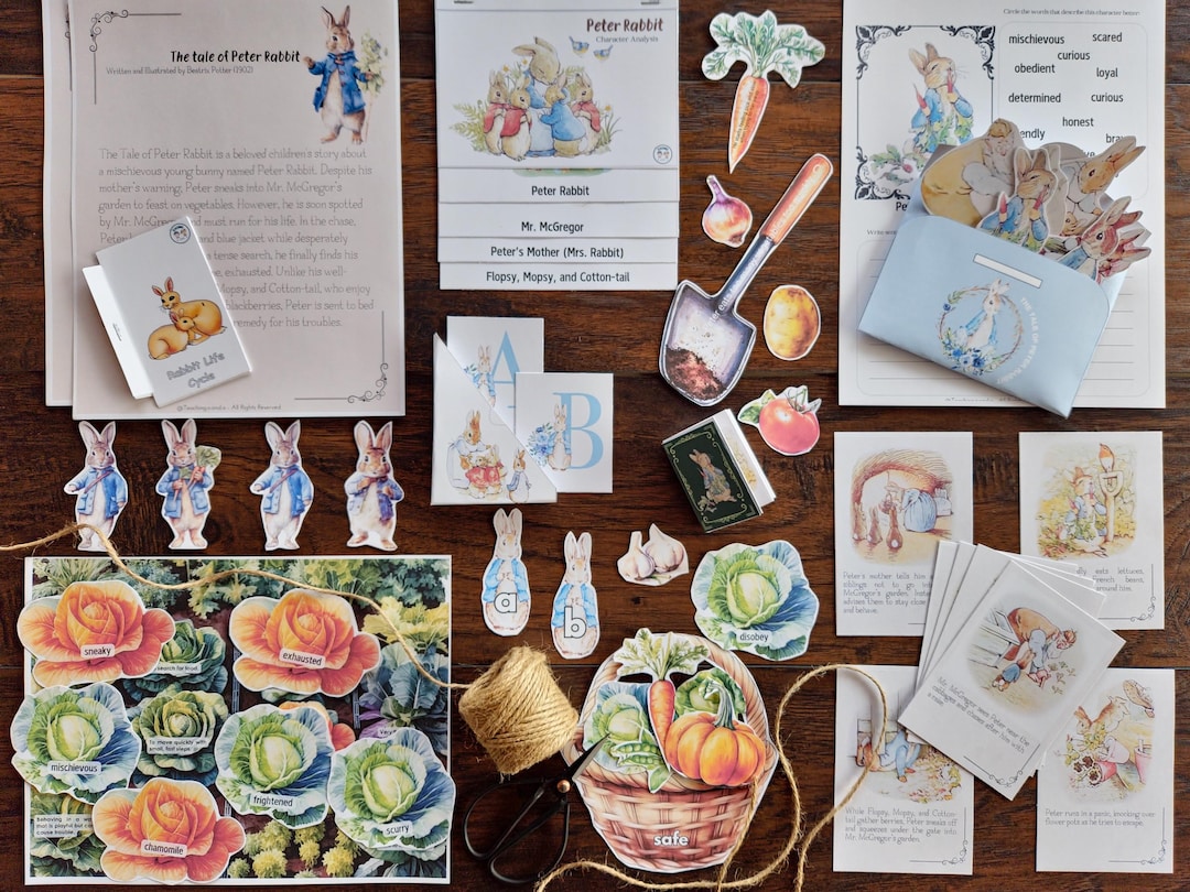 Peter Rabbit Book Companion, Classic Tales, Stories, Homeschool ...