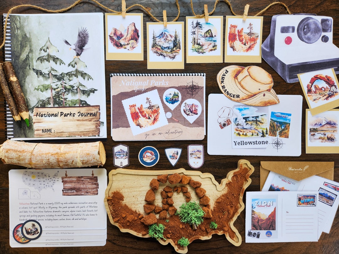 National Parks, USA, Homeschool Activities, Printables, Unit Study ...