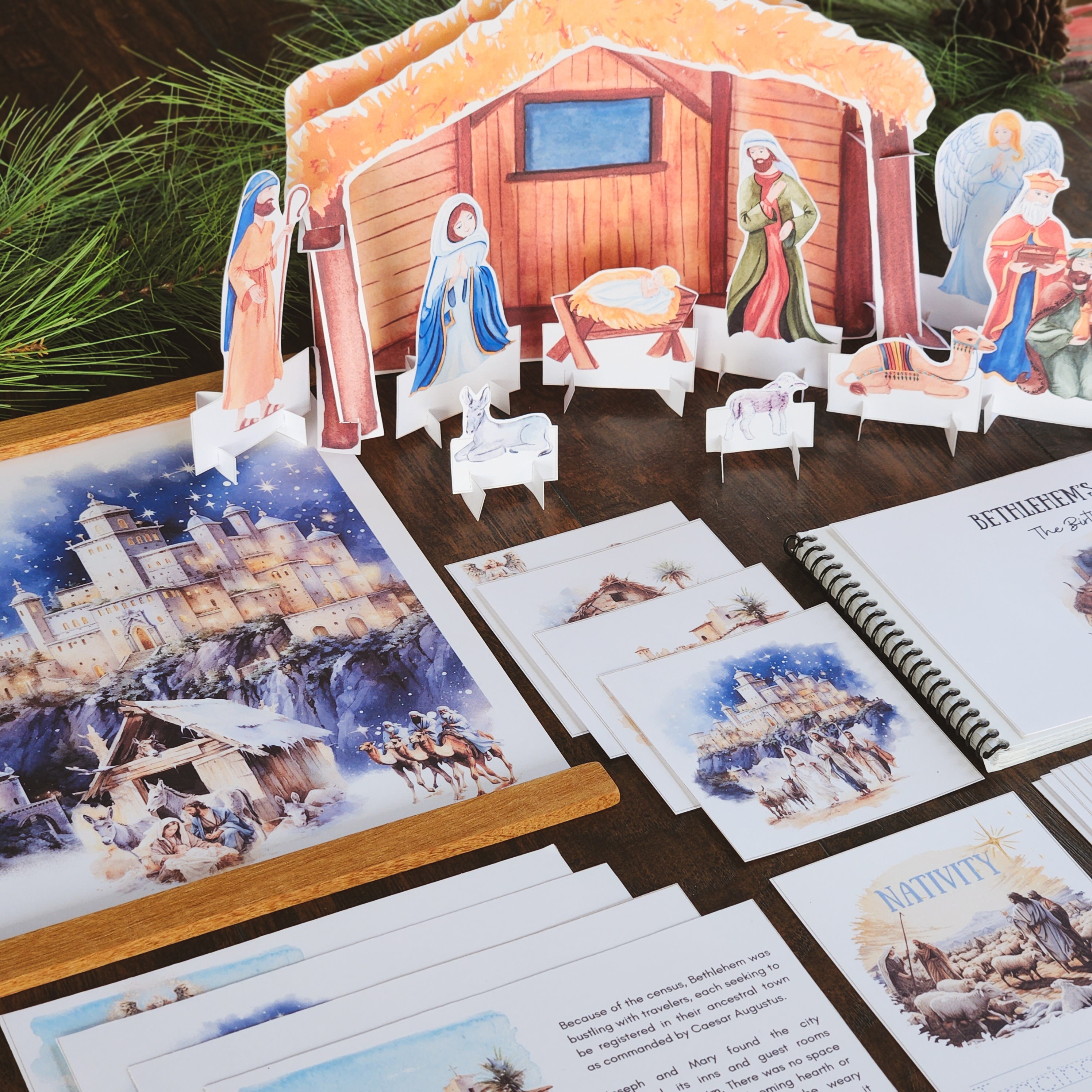 Nativity Study Pack, Printable Nativity Pack, Christmas Pack, Christmas ...