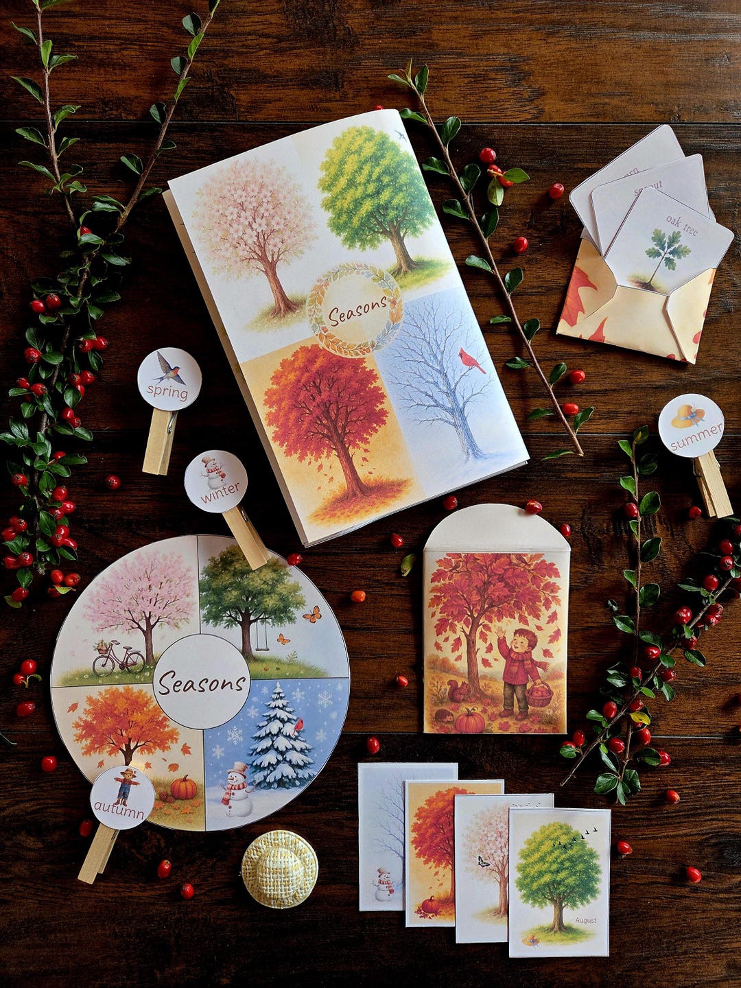 Seasons Printable Junk Journal – Spring, Summer, Fall, Winter ...