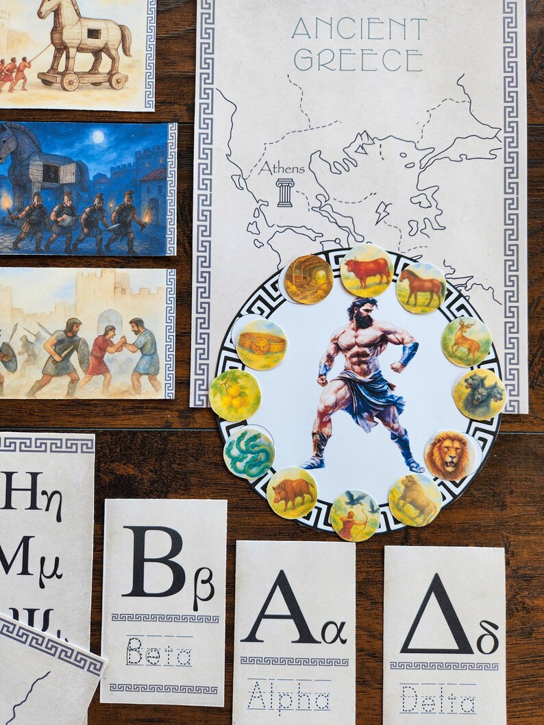 Ancient Greece Activity Pack: History, Myths, and Crafts (digital ...