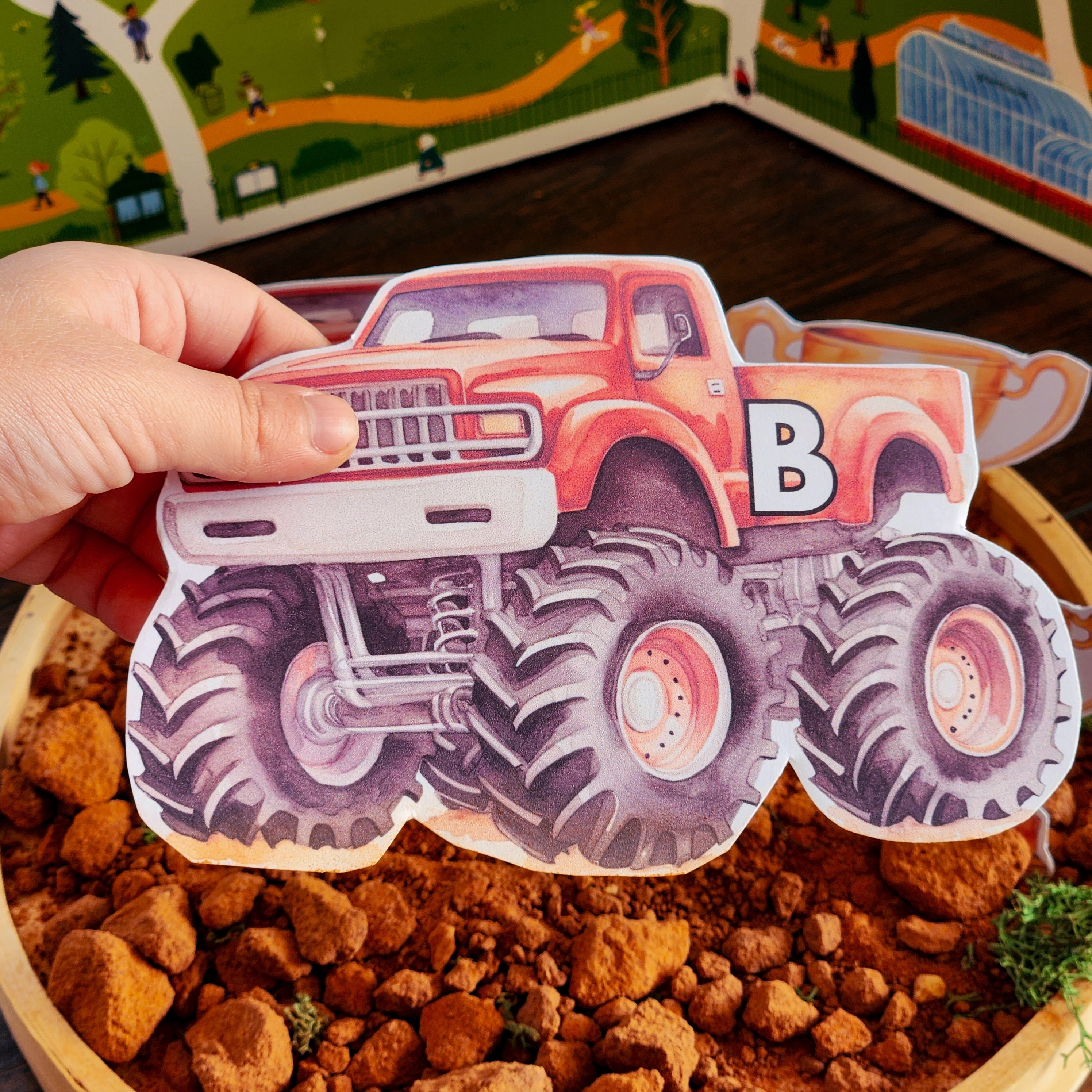 Monster Truck ABC Study Downloadable Prints Letters Montessori ...