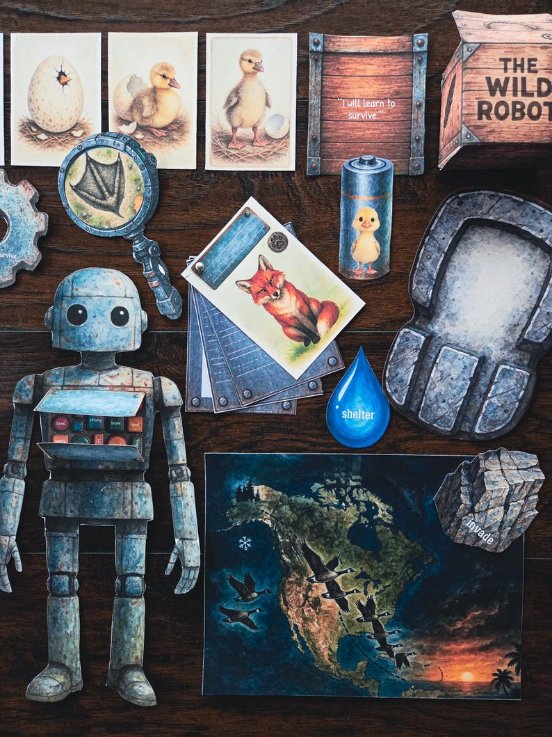 The Wild Robot Book Companion: Homeschool STEM Literature Unit ...