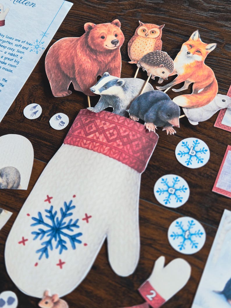 The Mitten Book Companion | Winter Story Activities, Printables ...
