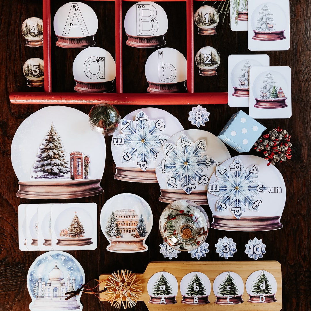 Snow Globe, Snow Globe Study, Montessori Activities, Homeschool ...