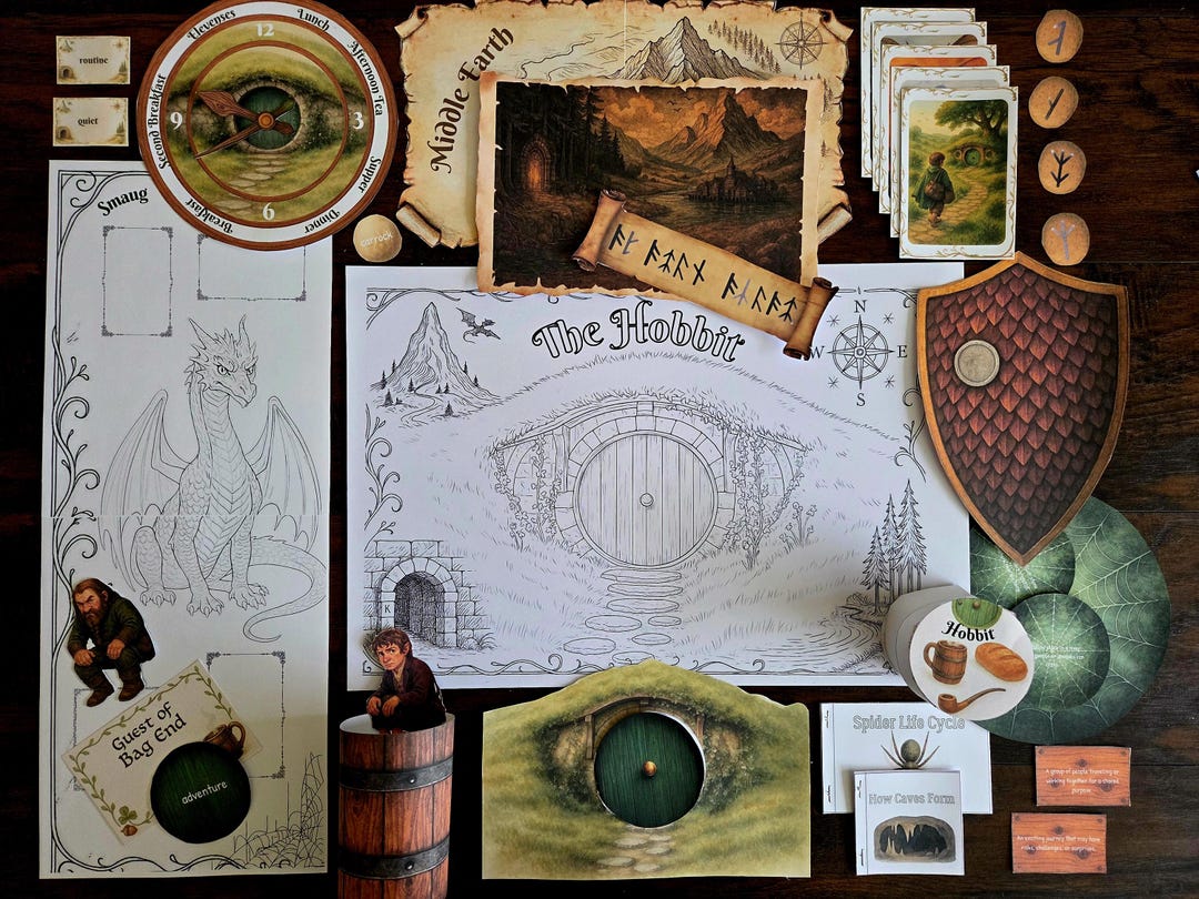 The Hobbit Book Companion | Literature Study and Unit Study ...