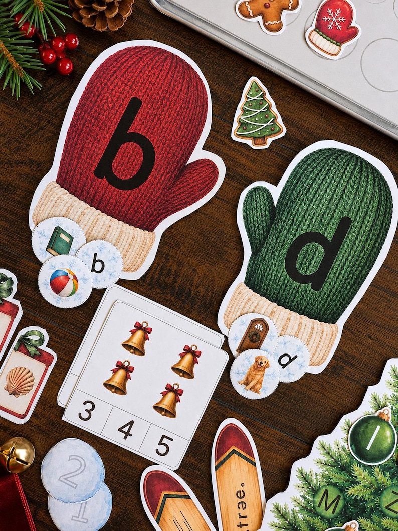 Christmas Preschool Activities | Pre-k Math & Literacy Learning Pack ...
