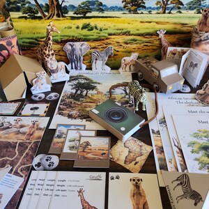 African Savanna Activity Pack: Animals, Stories, Crafts (printable) - Etsy